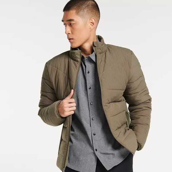 FLX | Jackets & Coats | Mens Flx Outdoor Quilted Jacket S Military ...